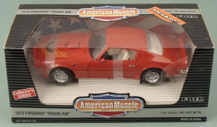 ERTL 1973 Firebird Trans Am Red 1:18 Muscle Car MIB