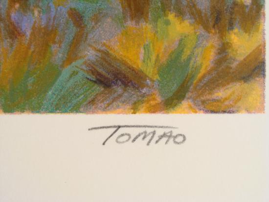 Tomao Signed Art Print Afternoon At Clear Green