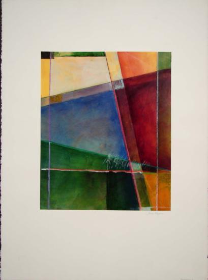 JUNE MEYER Original Art Oil Pencil Painting