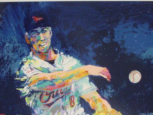 CAL RIPKEN JR. Double Signed LeRoy Neiman LE Art Print