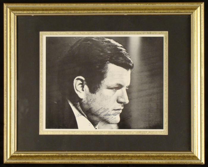 Senator Edward Ted Kennedy Signed Photo Print Framed