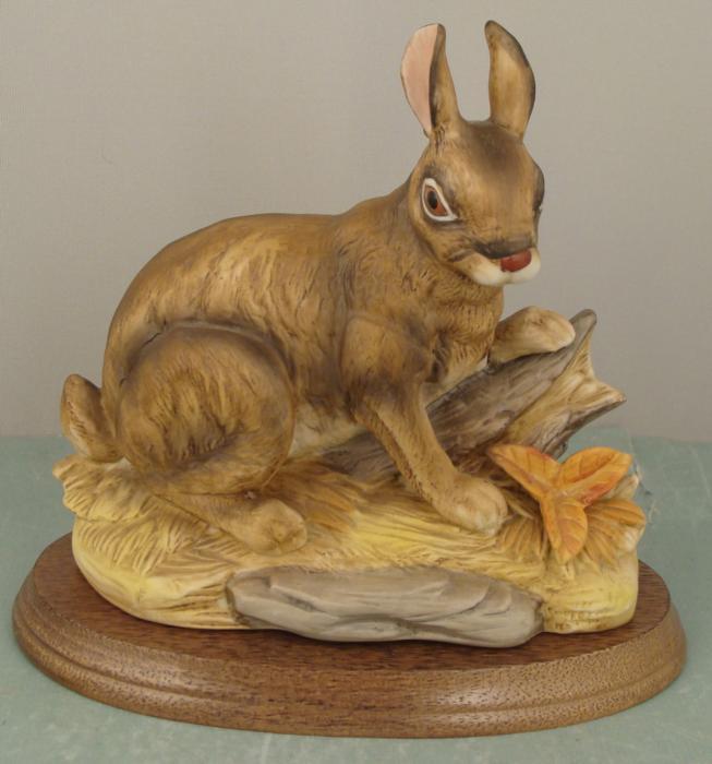 Rabbit Royal Crown Byron Porcelain Animal Figurine