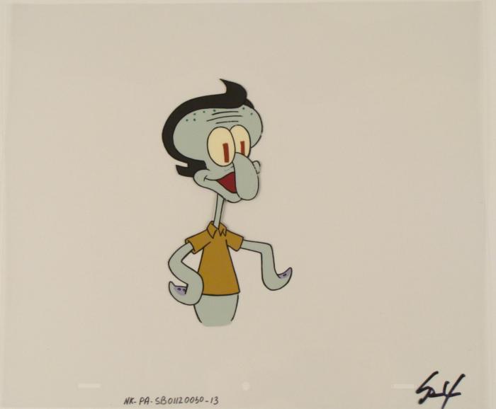 SpongeBob Original Squidward Hair Due Cel Production