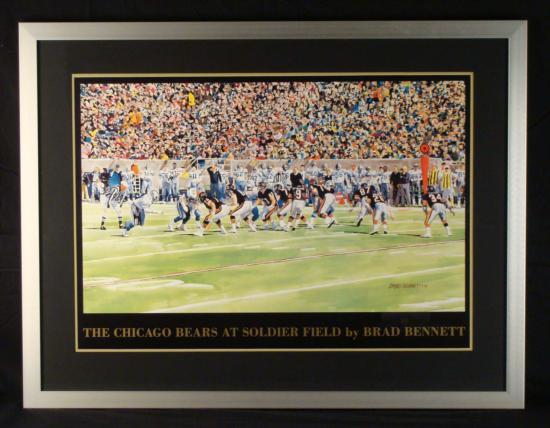 Chicago Bears 1985 Soldier Field Art Print Brad Bennett