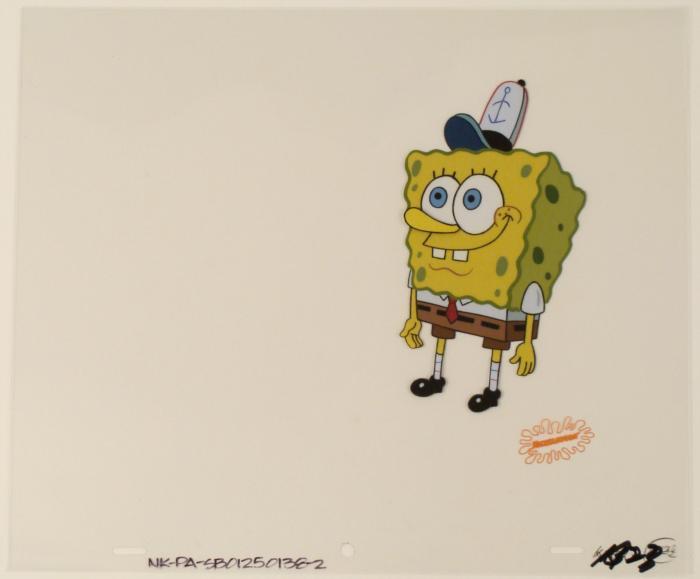 Krusty Krab Hat Cel Original SpongeBob Art Animation