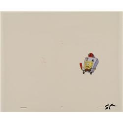 Freaking Out SpongeBob Art Original Animation Cel