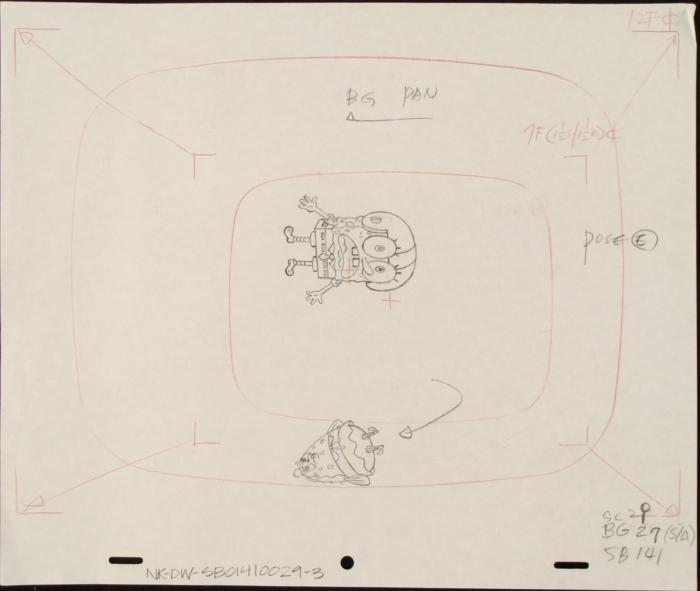 Drawing Art SpongeBob Crash Helmet Original Production