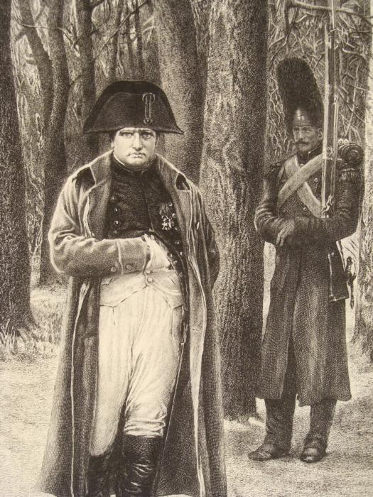 L Ruet Meissonier Signed Original Etching Napoleon 1920