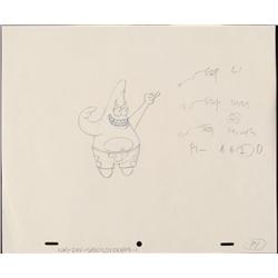 Animation Drawing Patrick Pinky Original SpongeBob Art