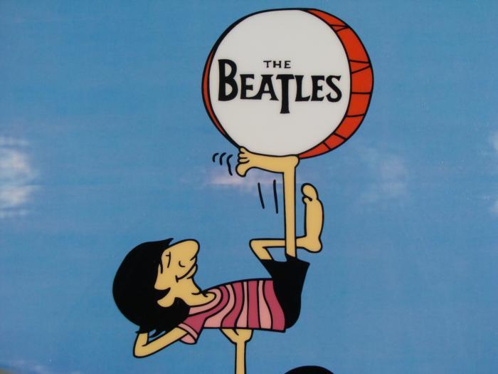 Beatles Cartoon Ltd Ed Sericel Animation Cel Ringo Boys
