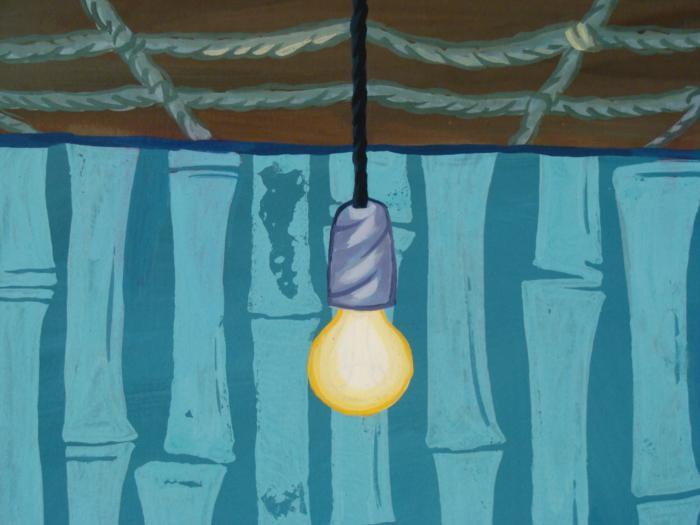 Light Bulb Original SpongeBob Background Animation Art