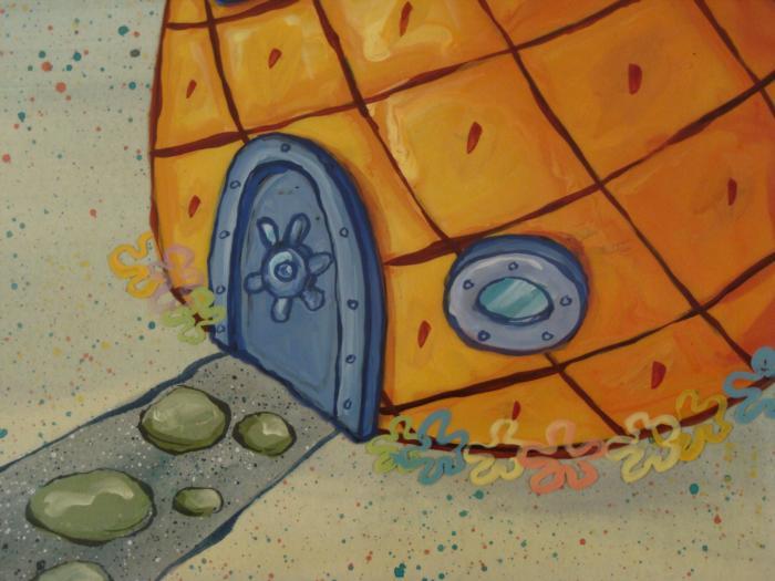 Original Under Sea Background Cel Animation SpongeBob