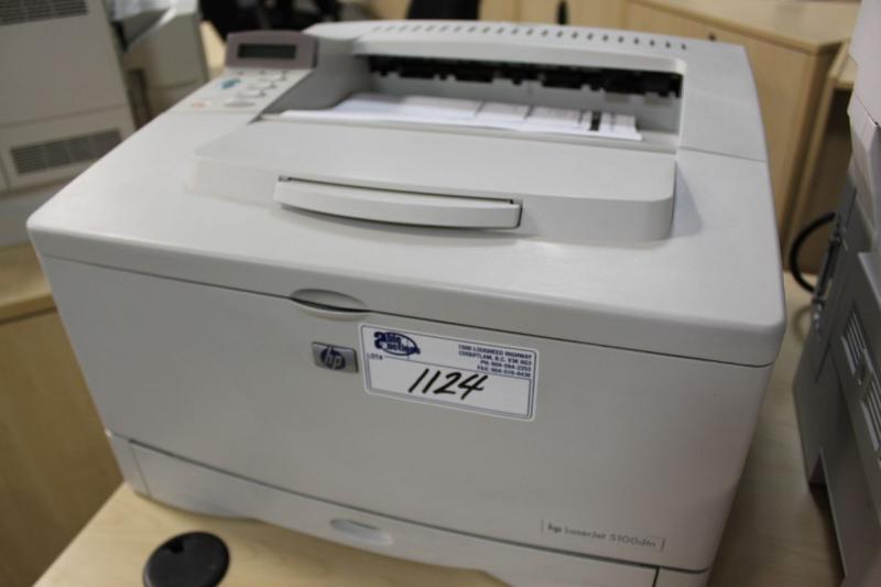 Hp Laserjet 5100 Dtn Large Format Network Laser - Able Auctions
