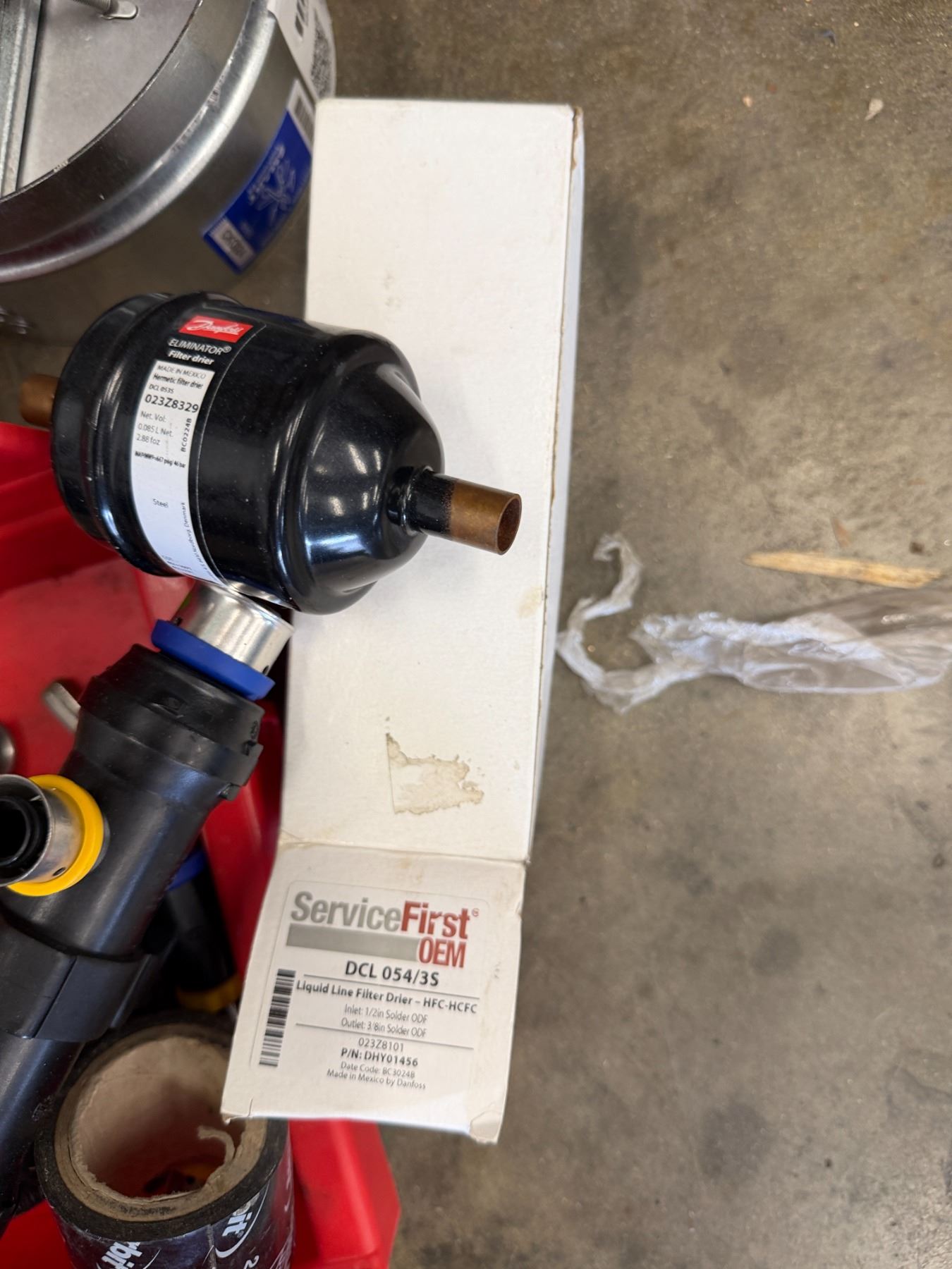 Contents of Pallet: Zurn Wilkins Pressure Valves, Pipe Fittings, Tape ...