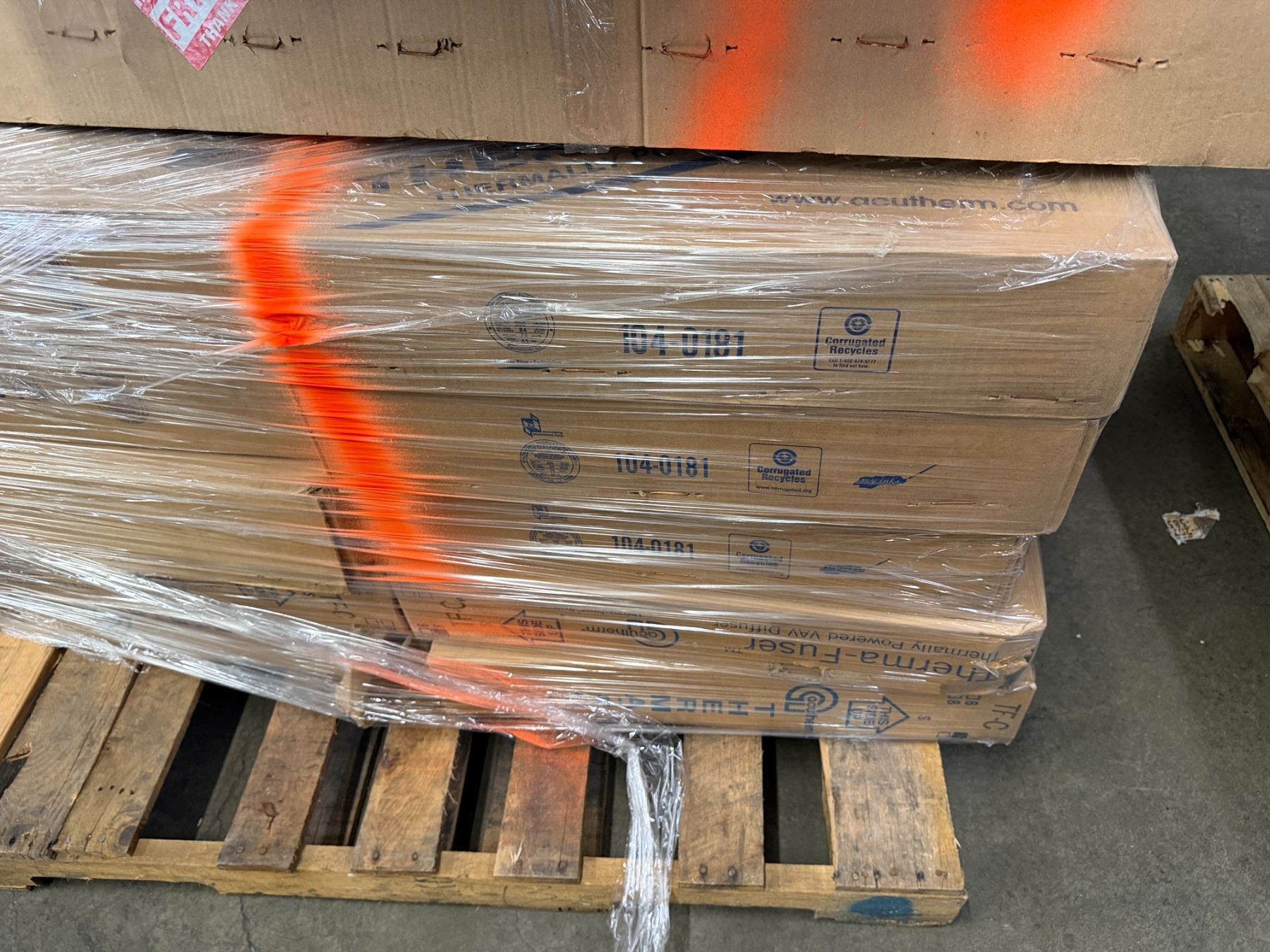 Multiple Boxes Acudor Access Doors, Zurn Floor Drain Bases, Therma ...