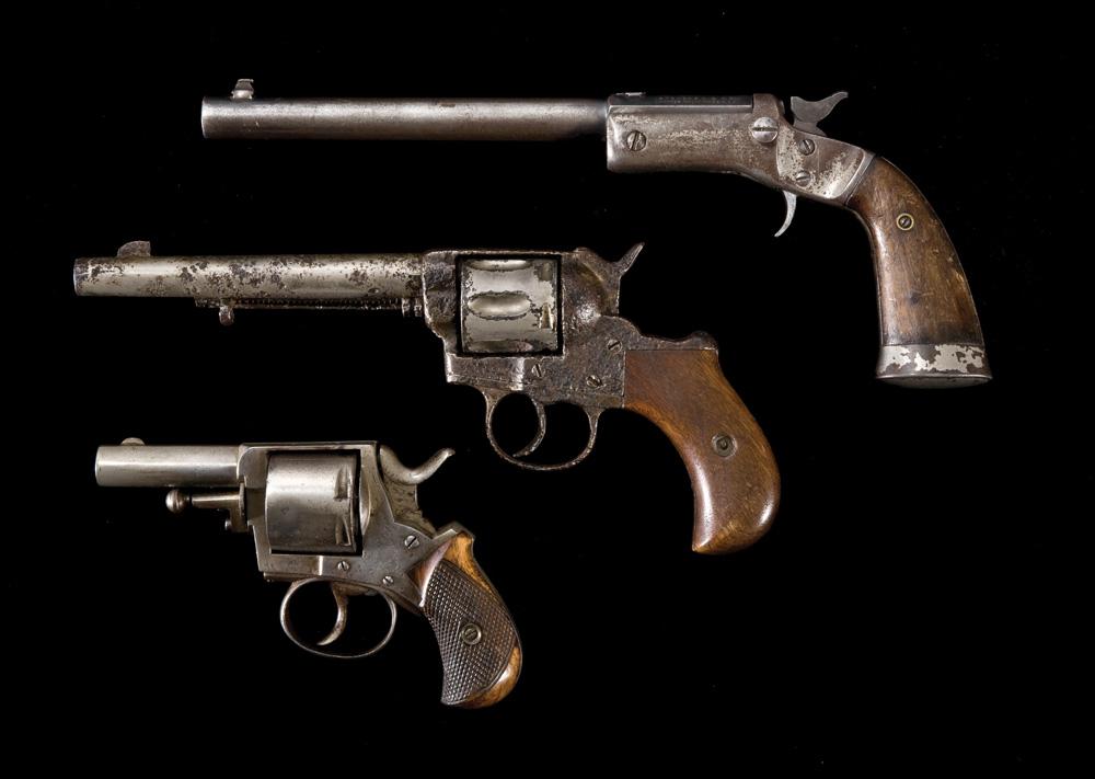 Lot of 4 Antique Handguns. From The Roy Rogers - Dale Evans Museum