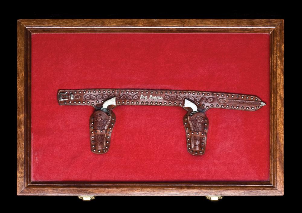 Miniature Holster and Belt Gun Rig. From The Roy Rogers - Dale Evans Museum