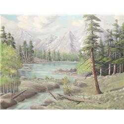 Buck Teeter, Oil on Board