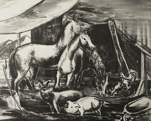 Lawrence Barrett, Lithograph