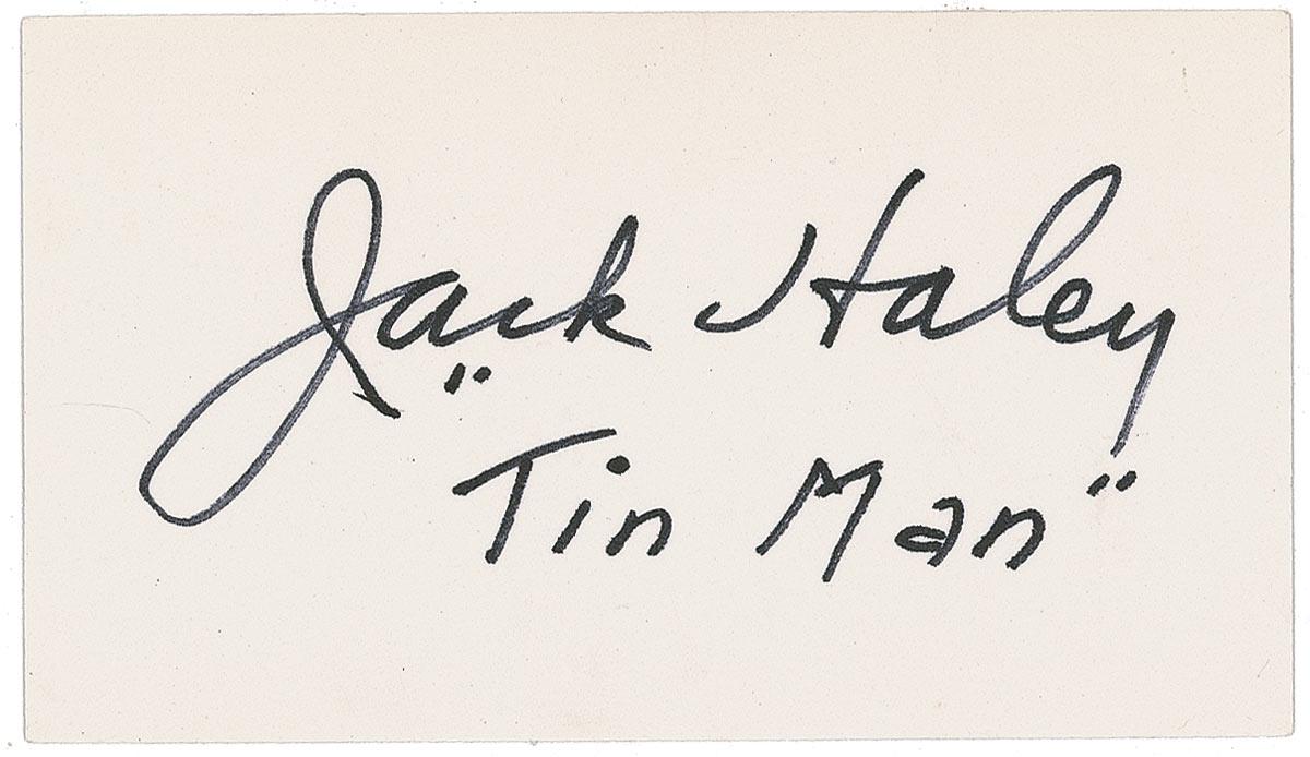 Wizard of Oz: Jack Haley