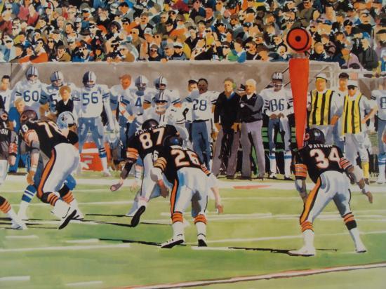 Chicago Bears 1985 Soldier Field Art Print Brad Bennett