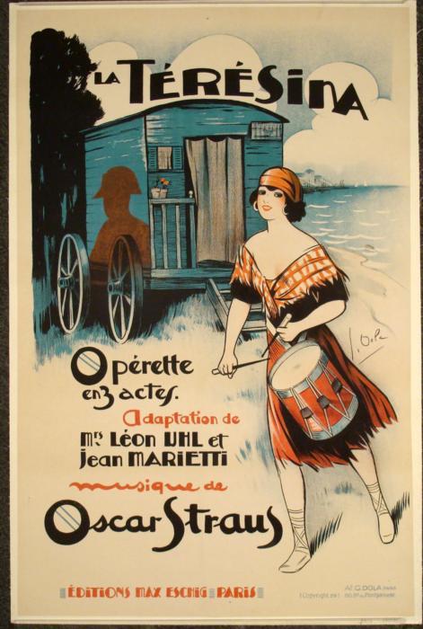 La Teresina Orig Vintage Italian Opera Poster 1929 Dola