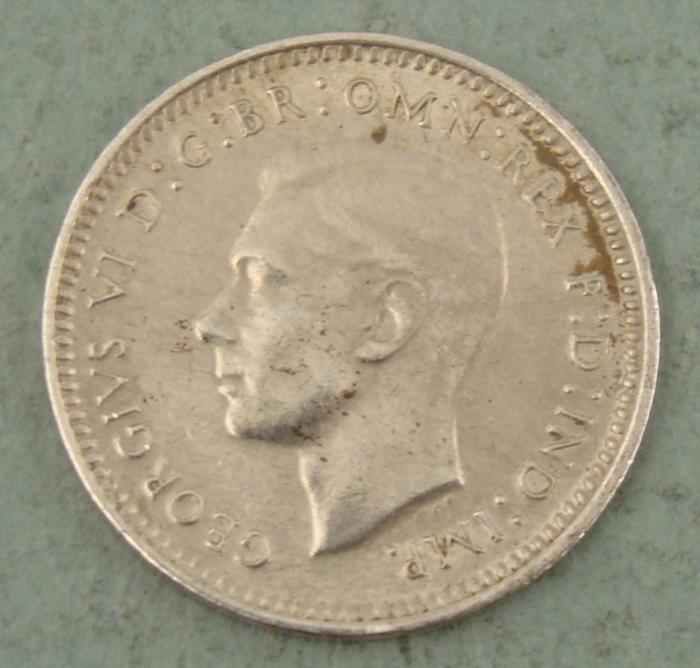 1943 Australian 3 Pence Coin Australia