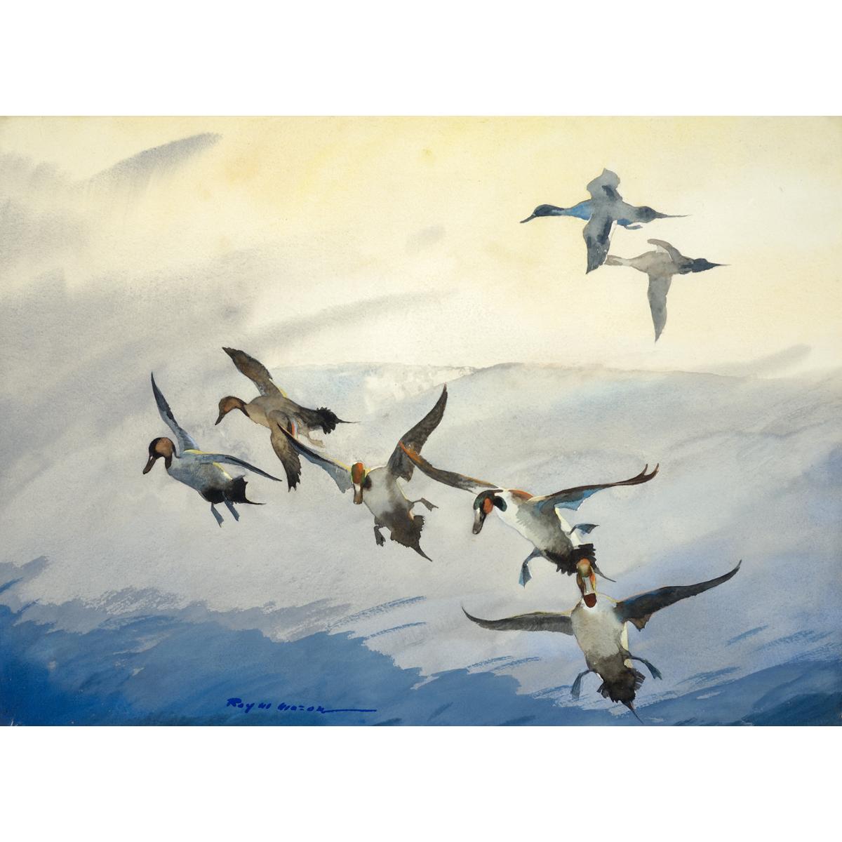 Roy Mason (1886-1972) Watercolor on Paper