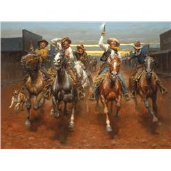 Andy Thomas (b. 1957) Oil on Canvas