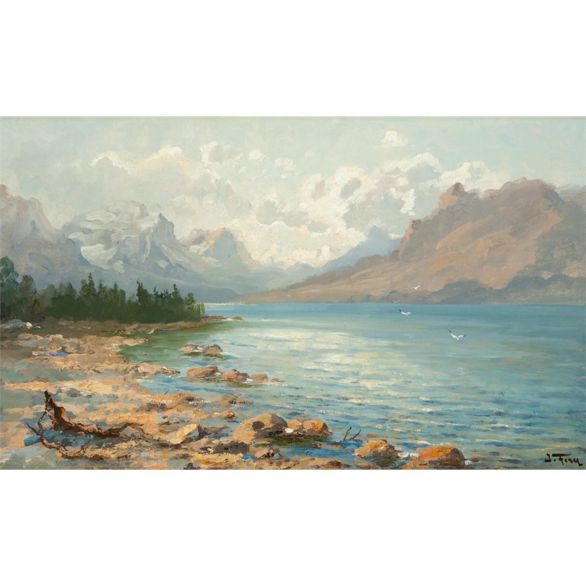 John Fery (1859-1934) Oil on Canvas laid on Board