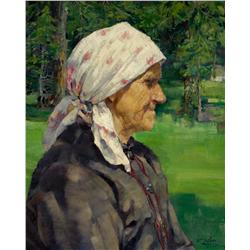 Walter Ufer (1876-1936) Oil on Canvas