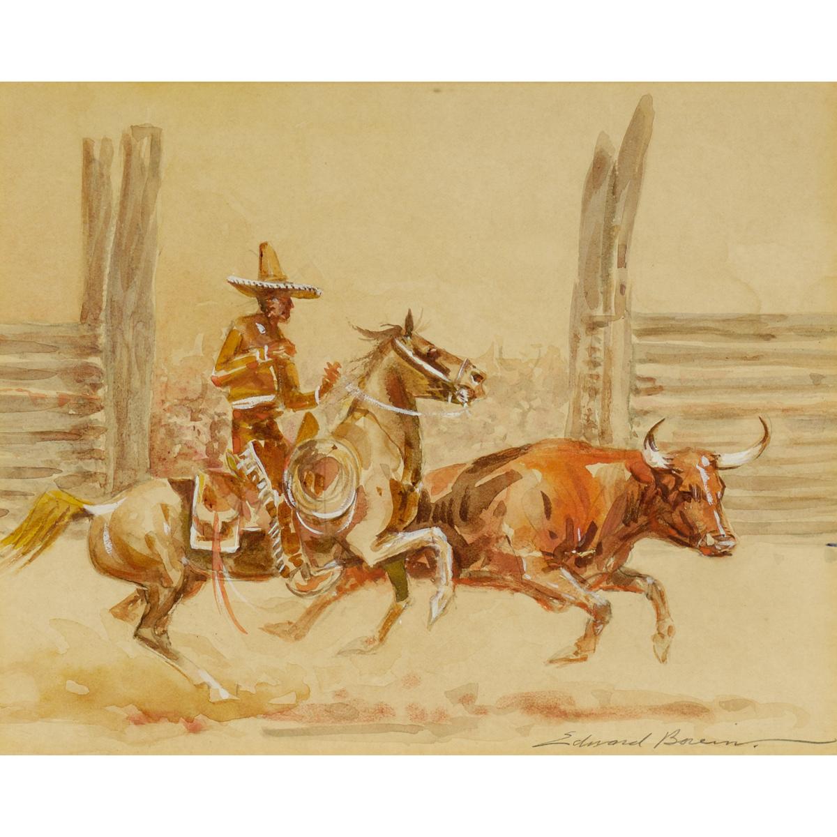 Edward Borein (1872-1945) Watercolor on Paper