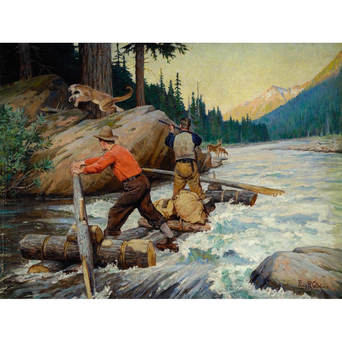 Philip R. Goodwin (1881-1935) Oil on Canvas