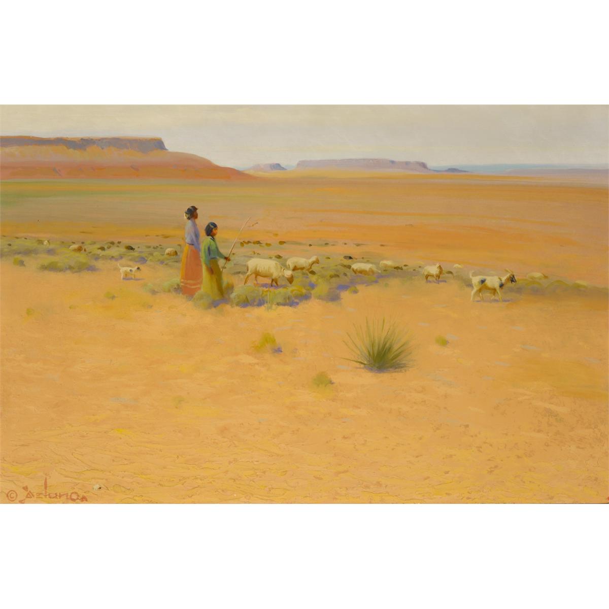 Gerard Curtis Delano (1890-1972) Oil on Board