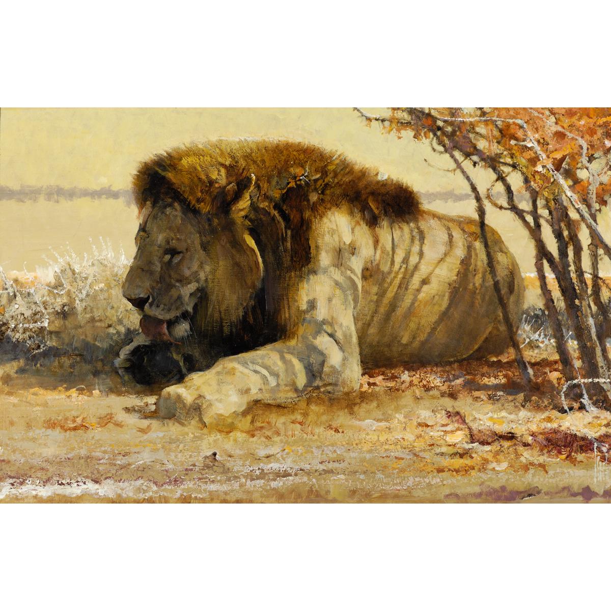 Bob Kuhn (1920-2007) Acrylic on Board