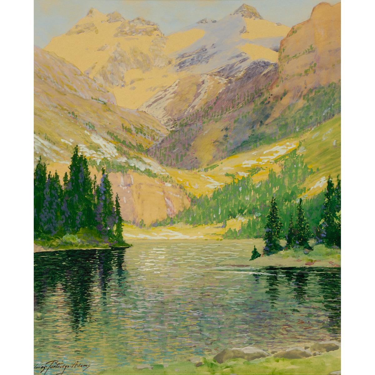 Charles Partridge Adams (1858-1942) Gouache on Paper