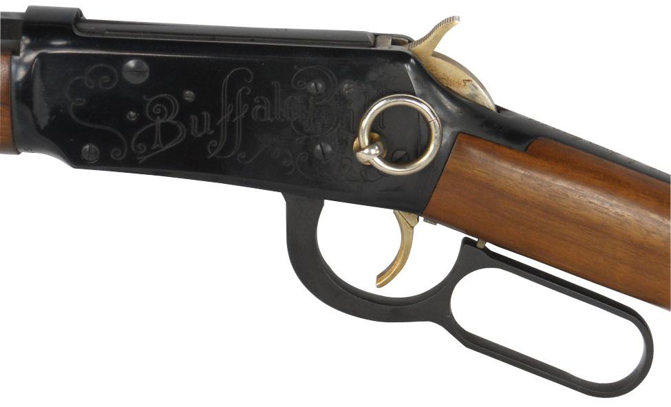 Rifle, Winchester '94, "Buffalo Bill", 30-30, nickel buttplate, trigger ...
