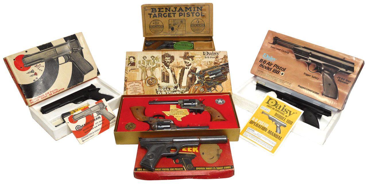 Daisy target guns, etc., Daisy Targeteer, Benjamin target pistol ...