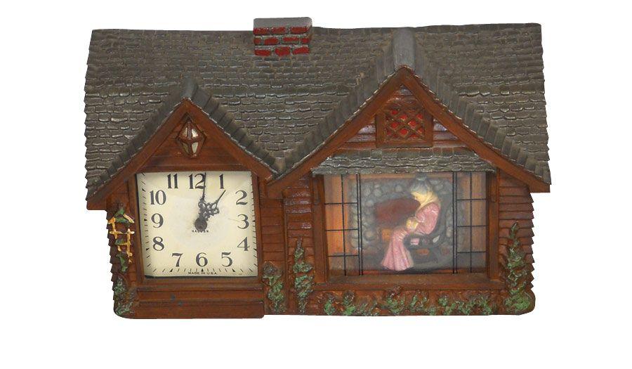 Home Sweet Home electric action clock by Haddon Products, Inc-Chicago ...