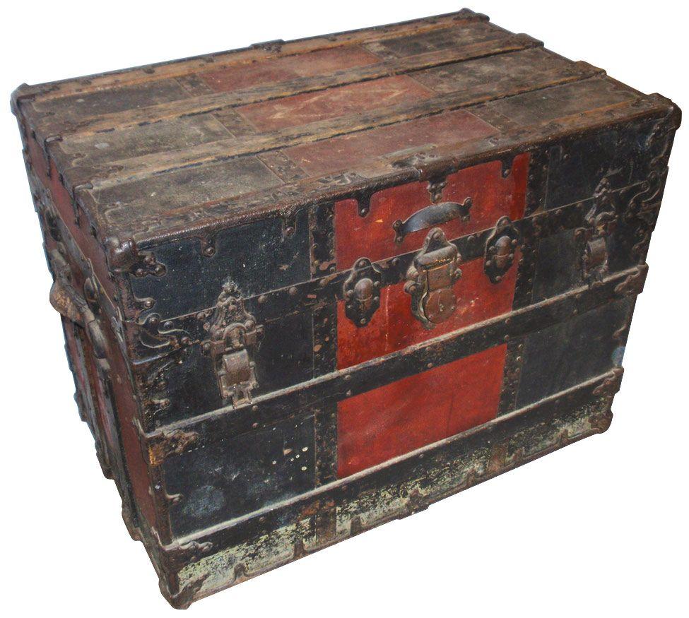 Tom Mix's personal steamer trunk, purchased from Tom's daughter, mfgd ...