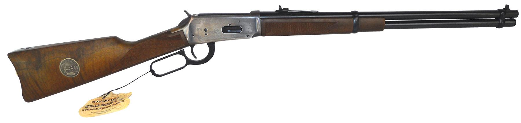 Rifle, Winchester '94, "Wells Fargo", 30-30, wagon & horses engraved on ...