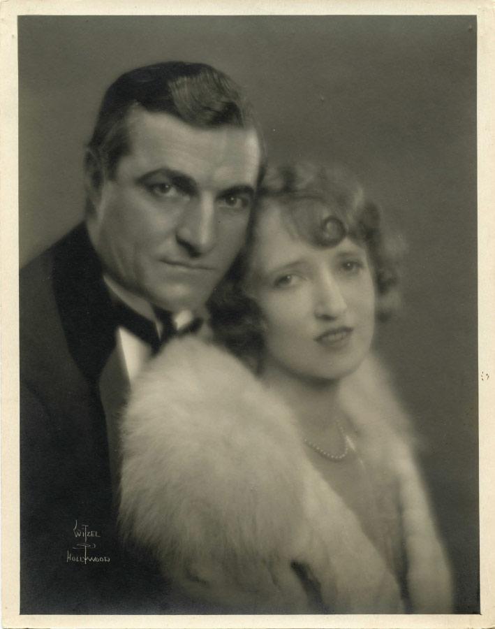 Tom Mix photographs (3), Mr. & Mrs. Tom Mix-a Rare photo of Tom w/out ...