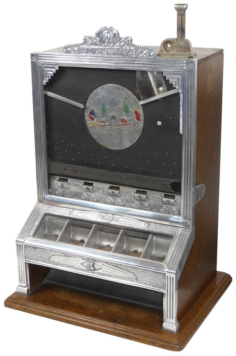 Coin-operated trade stimulator, Jennings Rockaway", 1 Cent payout ...