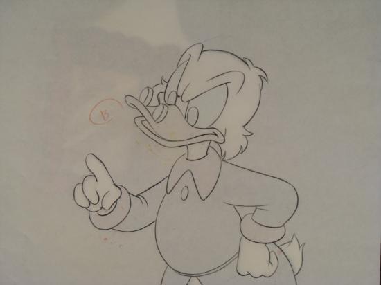 Disney Ducktales Original Production Cel Art & Drawing