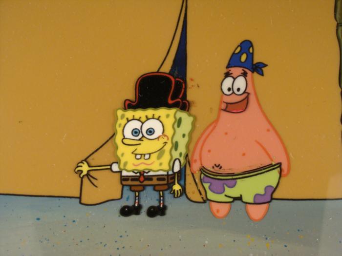 Spongebob Background Cel Animation Stepping In Original