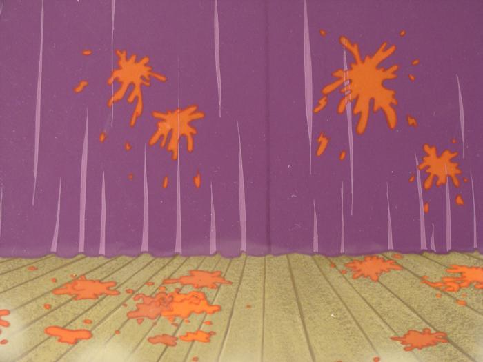 Original Animation Spongebob Background Cel Splat
