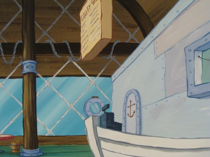 Production Spongebob Original Background Krusty Krab