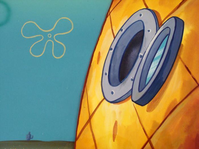 Background Animation Cel Spongebob Original Art Home