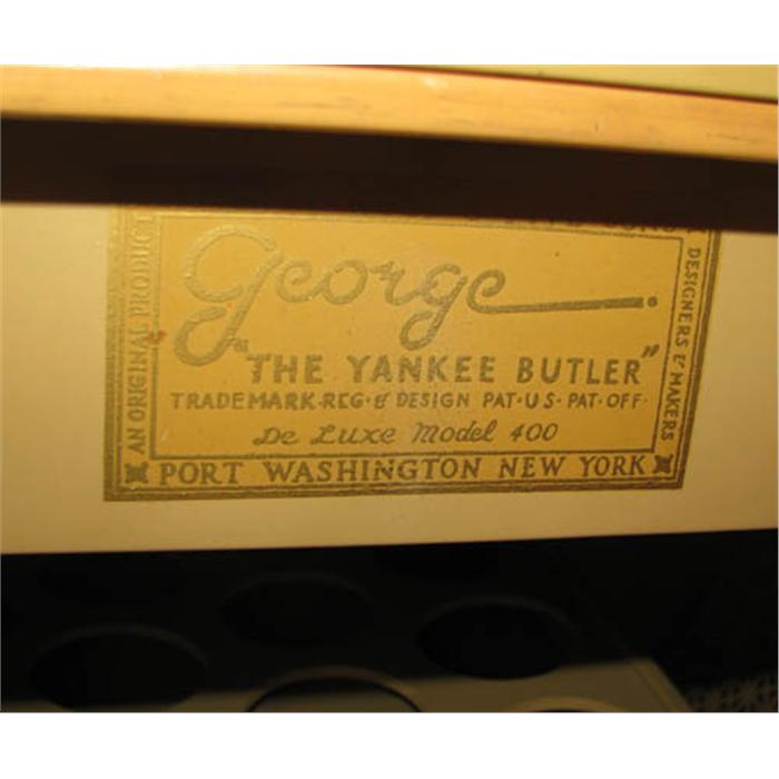 Albert Wood 5 Sons "George the Yankee Butler" Deluxe Model 400 Bar