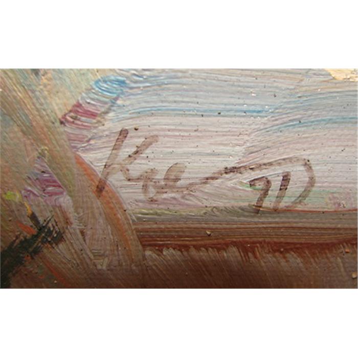 Henry Koerner rare 1991 ptg. Bloomfield/ Lawrenceville